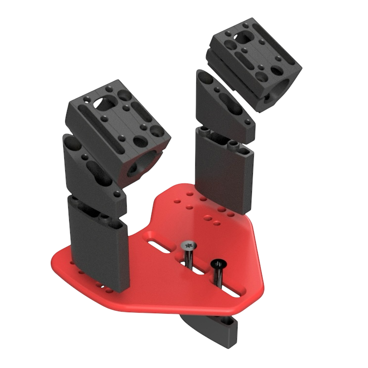 V1 Mono Conversion Plate Kit - Drag2Zero